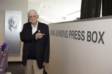 TCU Dedicates Dan Jenkins Press Box - TCU Magazine